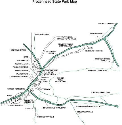 Tennessee State Parks: -Park Map